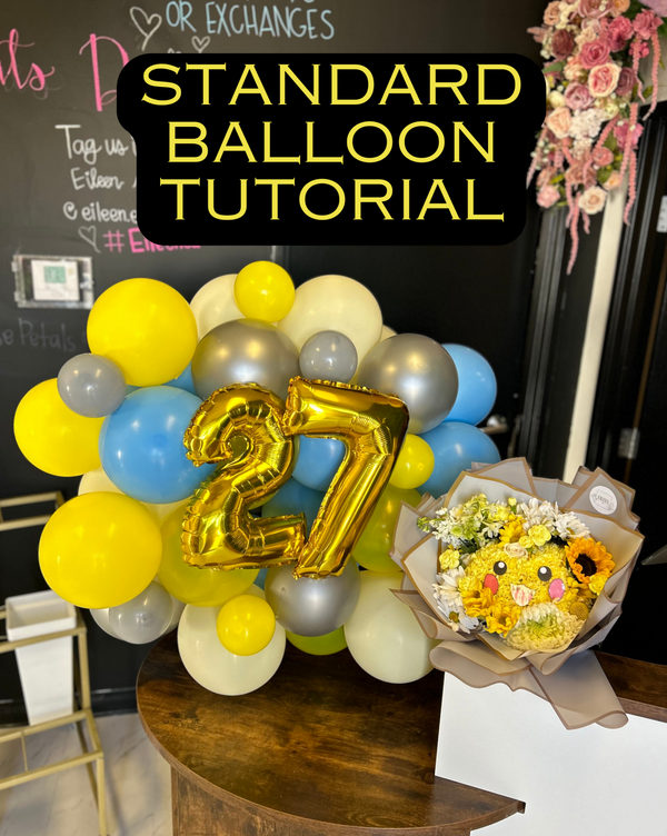 In depth tutorial on our 'Standard Balloon Arrangement' – Eileen ...